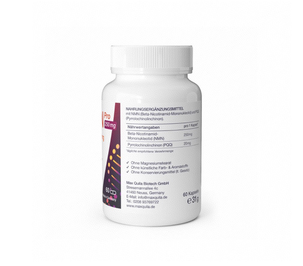 Max Quila NMN + PQQ Kapseln – Van Dora