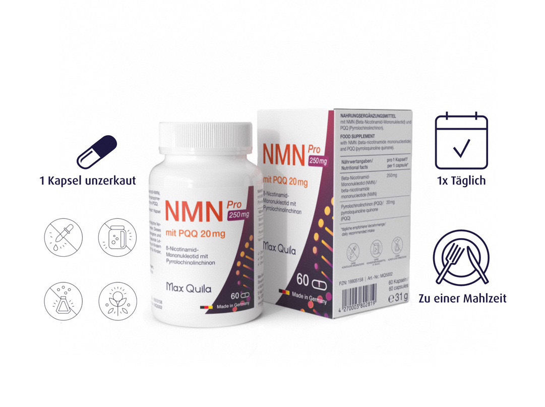 Max Quila NMN + PQQ Kapseln – Van Dora